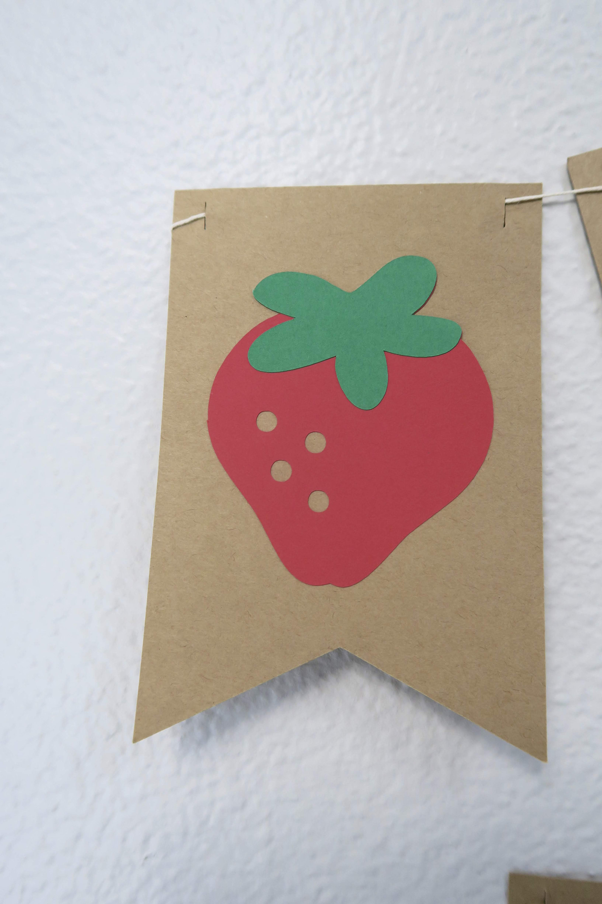 Strawberry Birthday Banner First Birthday Banner Strawberry | Etsy