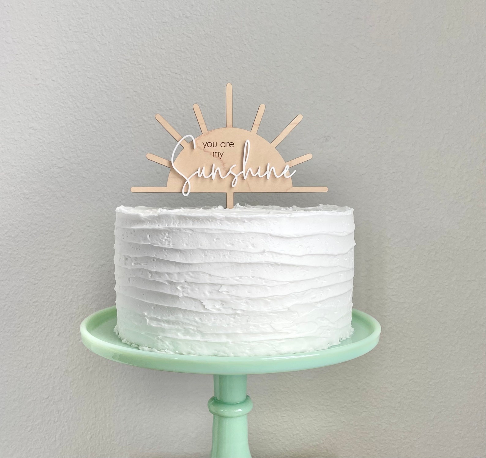 Sunshine Cake Topper You Are My Sunshine Theme Sunshine | Etsy