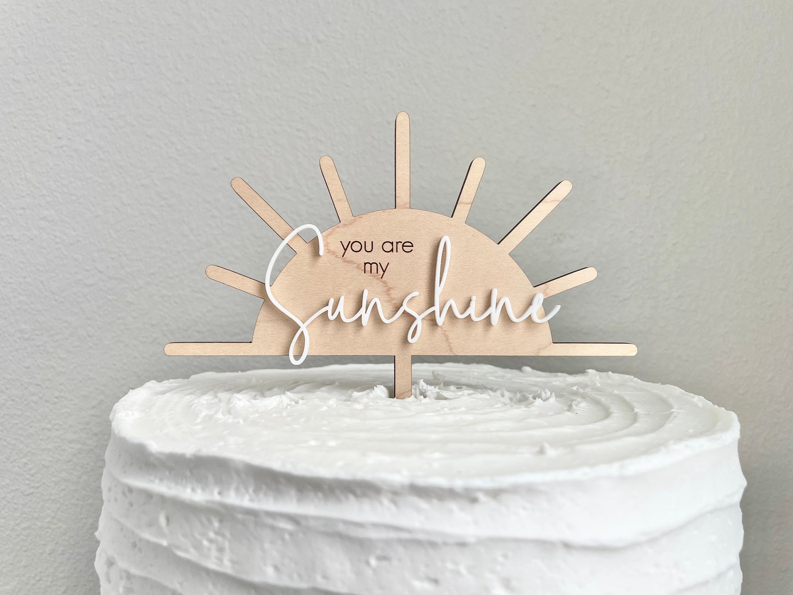 Sunshine Cake Topper You Are My Sunshine Theme Sunshine | Etsy
