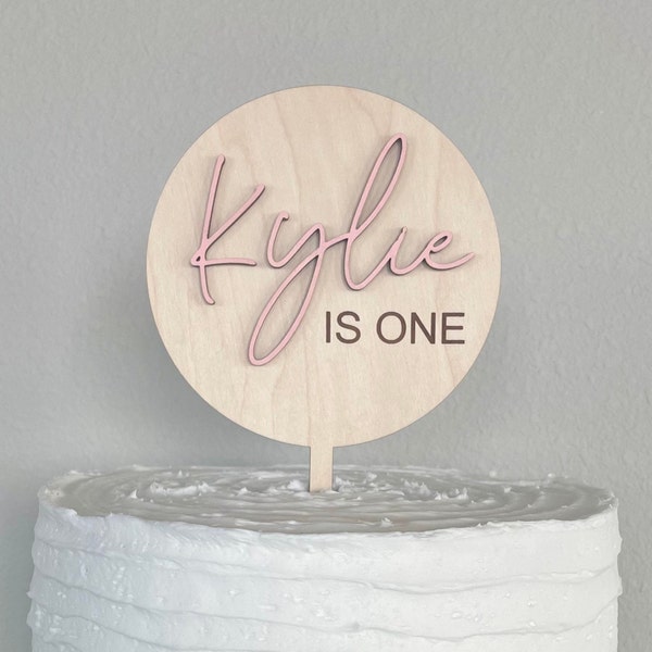 Wood Cake Topper - Etsy