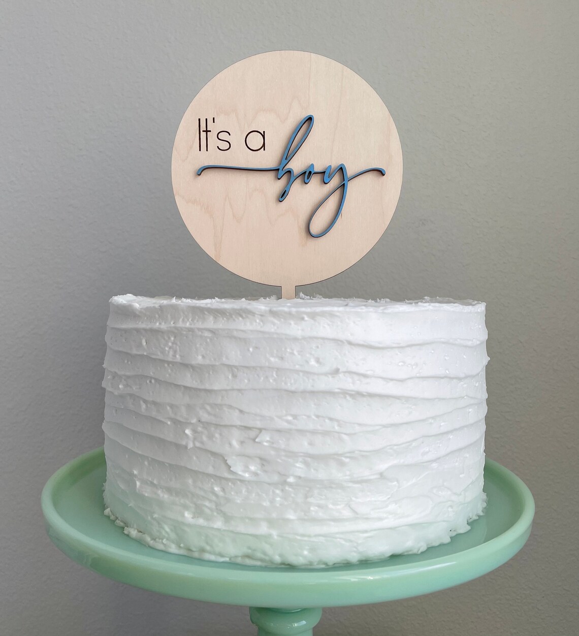 It's a Boy Cake Topper Gender Reveal Cake Topper Baby | Etsy