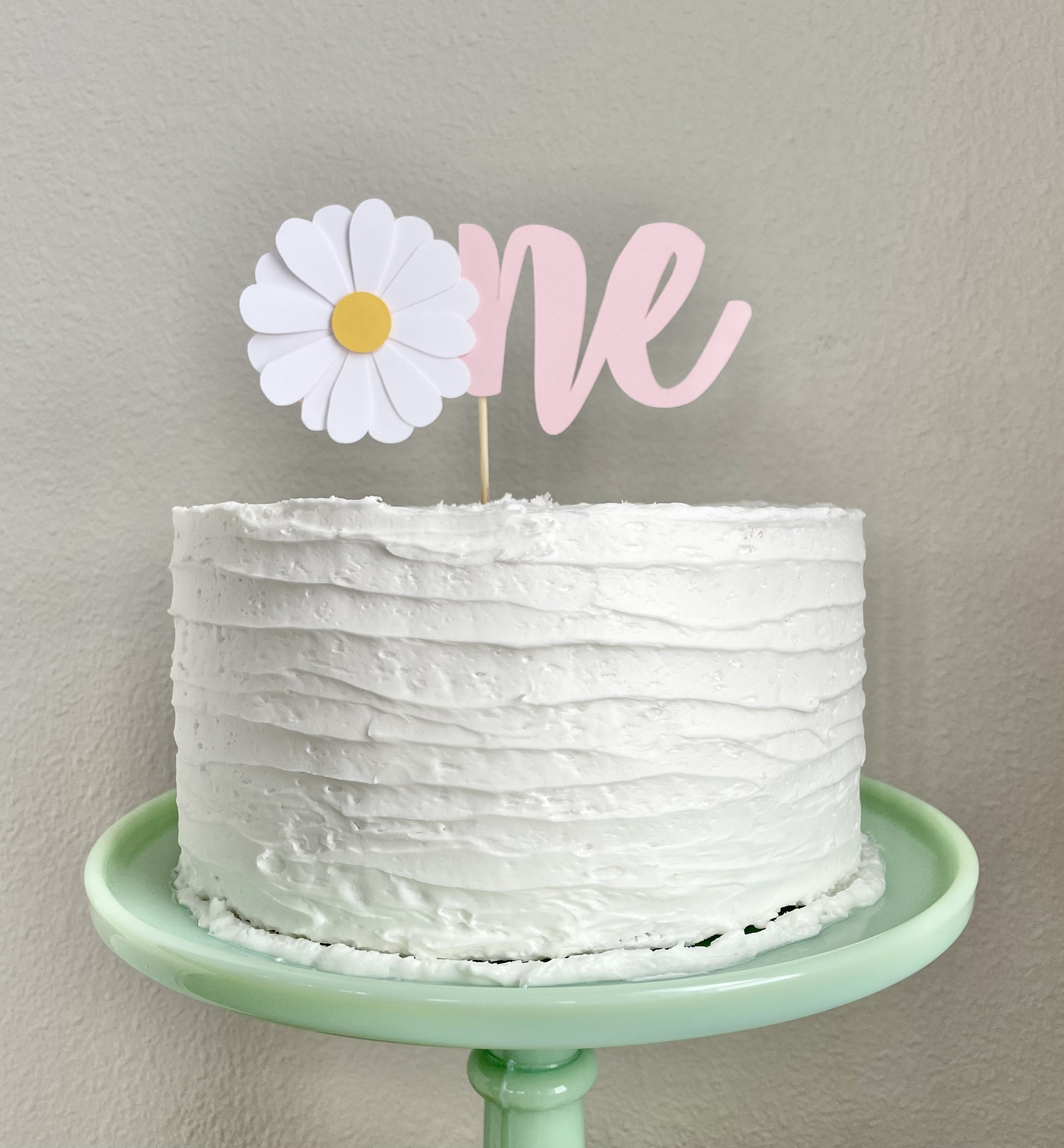Daisy ONE Cake Topper Daisy Theme First Birthday Cake Smash - Etsy