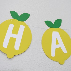 Lemon Birthday Banner, Lemonade Theme, Lemon Birthday Decor, Lemon ...