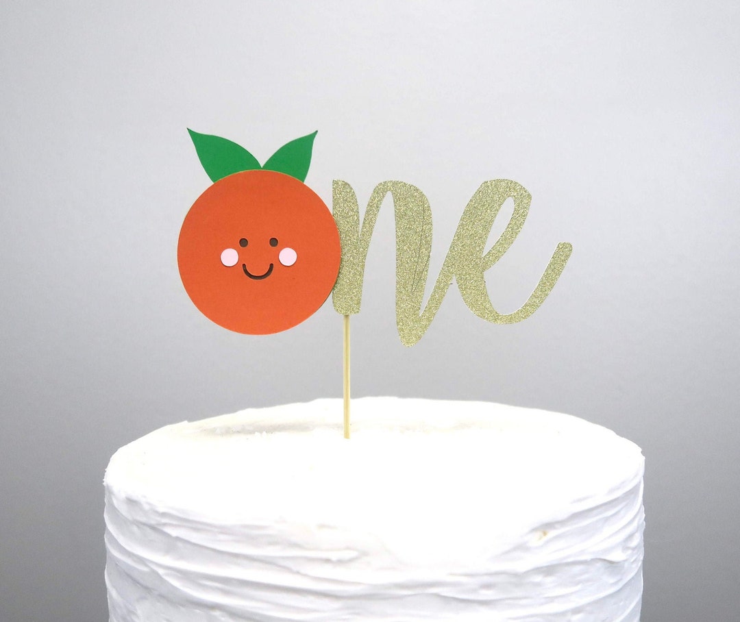Little Cutie ONE Cake Topper - Little Cutie Theme, Little Cutie First ...