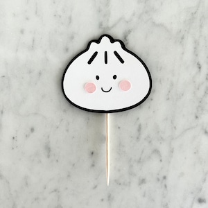 Little Dumpling Cupcake Toppers - Bao Bun Theme, Little Dumpling ...