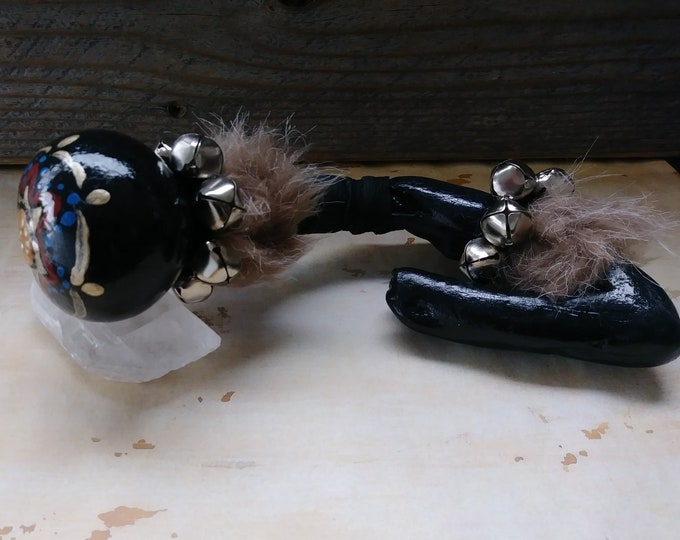 Shamanic Rattle Ritual Altar Music Instrument Americanindain - Etsy