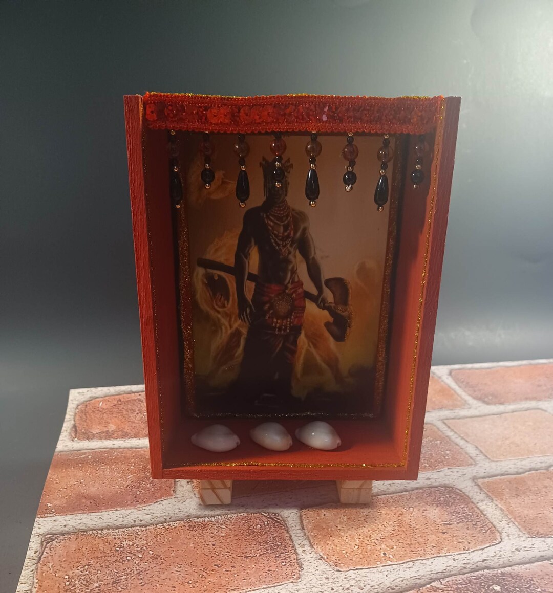 Shango Altar Shadow Box - Etsy