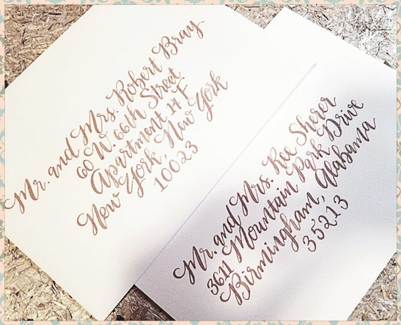 Modern and Fun Envelope Addressing for Weddings and Other Occasions ...