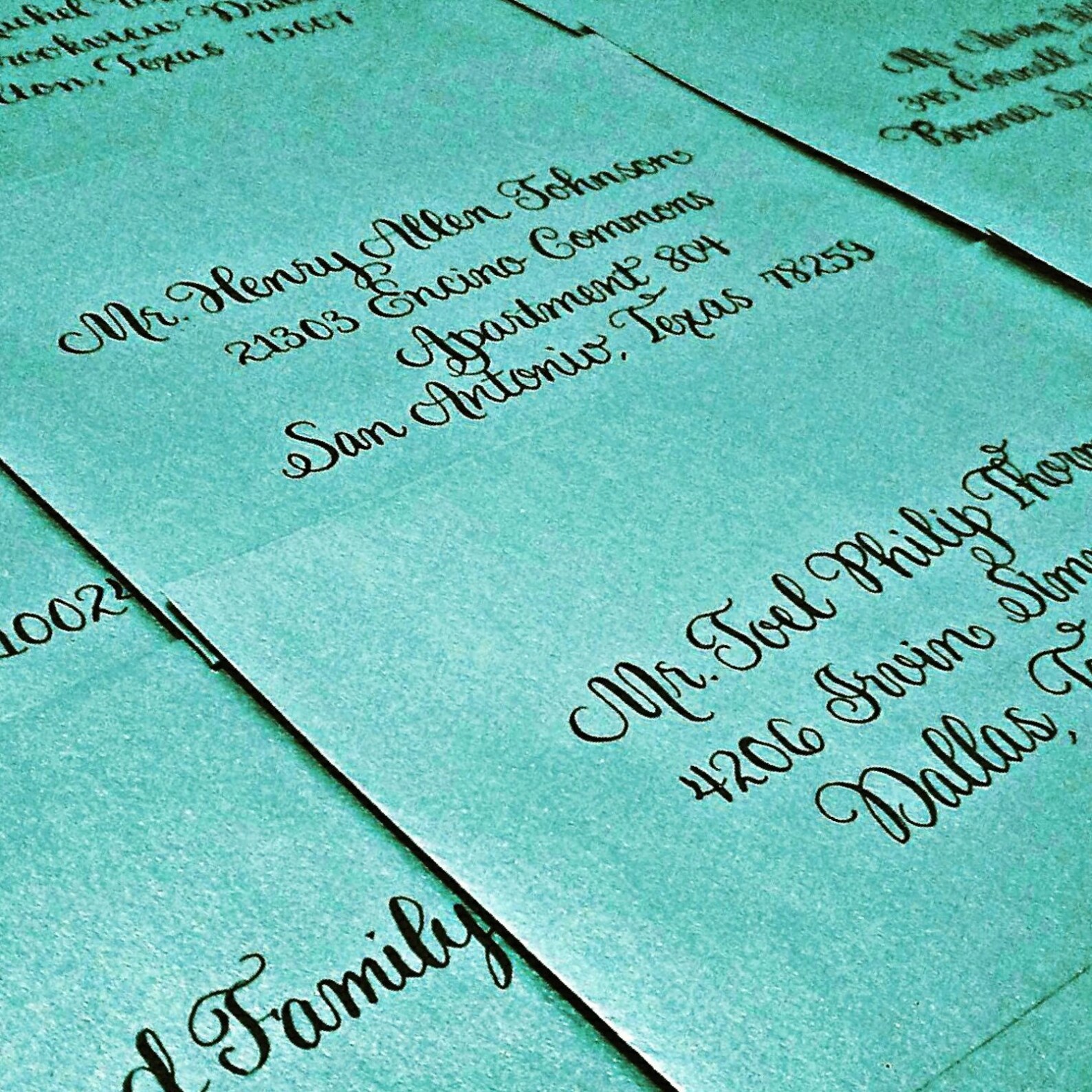 Fun and Playful Calligraphy Envelope Addressing for Weddings - Etsy