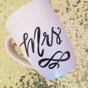 Custom Calligraphy Coffee Mug Ceramic White or Black Coffee - Etsy