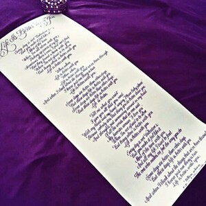 Custom Calligraphy Song Elegant Flourished Handwritten Song - Etsy