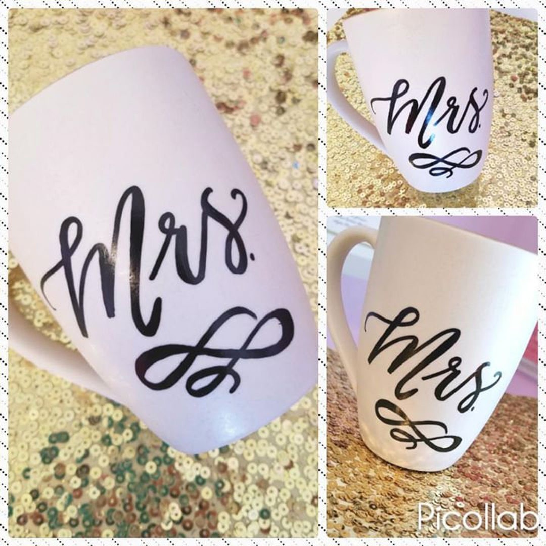 Custom Calligraphy Coffee Mug Ceramic White or Black Coffee - Etsy