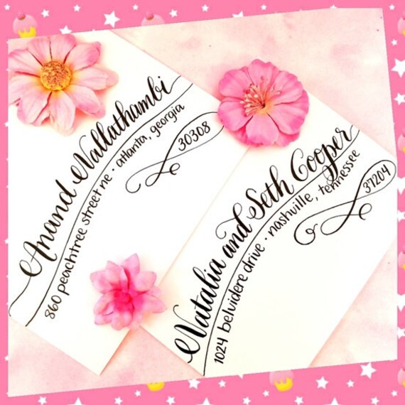 Unique and Fun Envelope Addressing for Weddings and All - Etsy