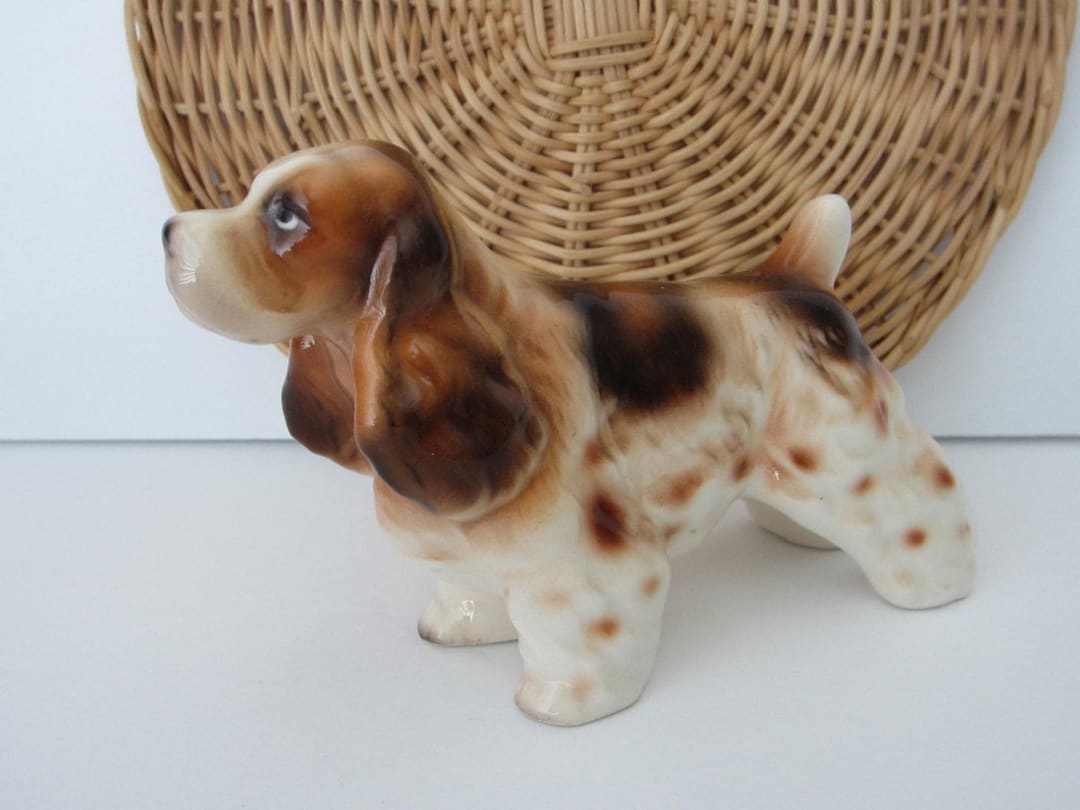 Vintage Ceramic Cocker Spaniel Figurine Mid Century 1950s - Etsy