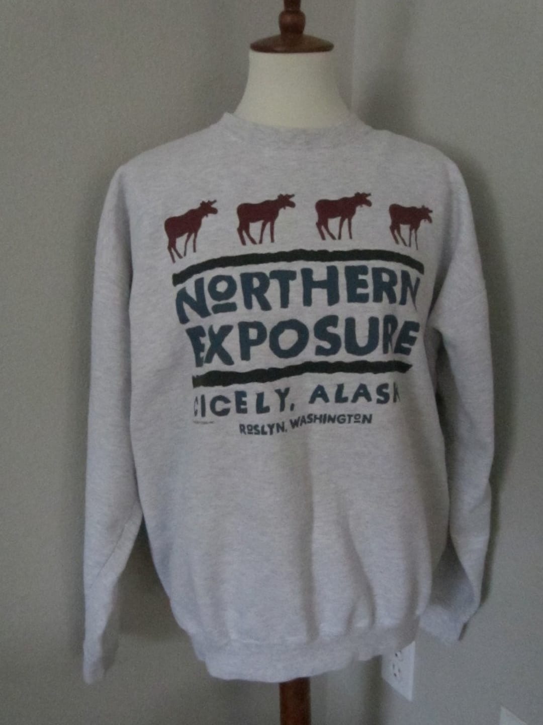 Vintage 1995 Northern Exposure Sweatshirt, Cicely Alaska, Roslyn WA ...