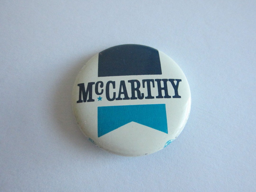 1968 Mccarthy Campaign Pinback Button - Eugene Mccarthy Presidential ...