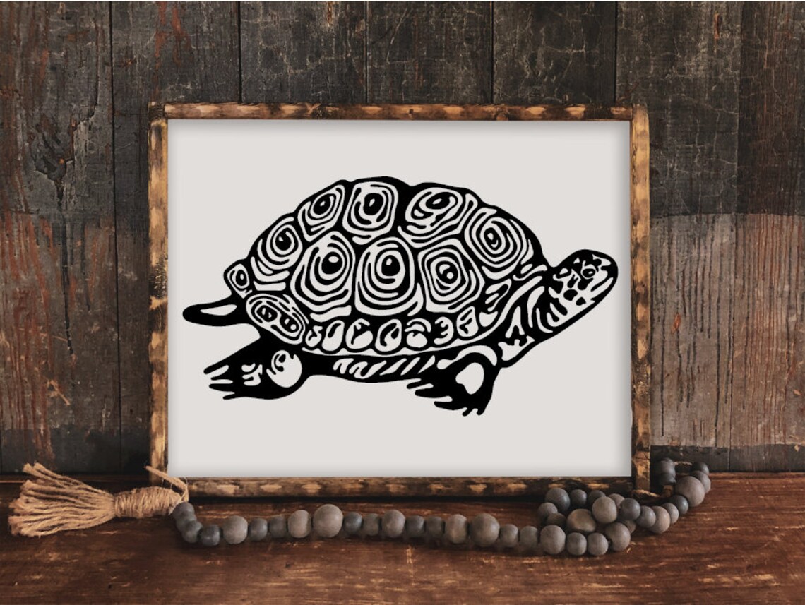 Sea Turtle SVG | Tortoise SVG for Cricut | Silhouette | Laser Cut File ...