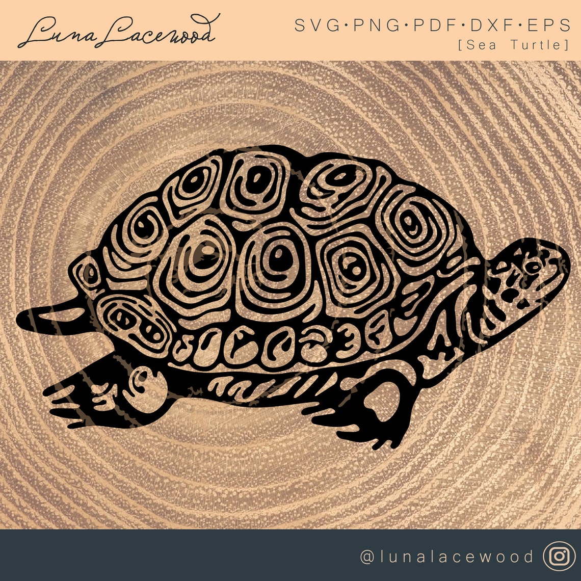Sea Turtle SVG | Tortoise SVG for Cricut | Silhouette | Laser Cut File ...