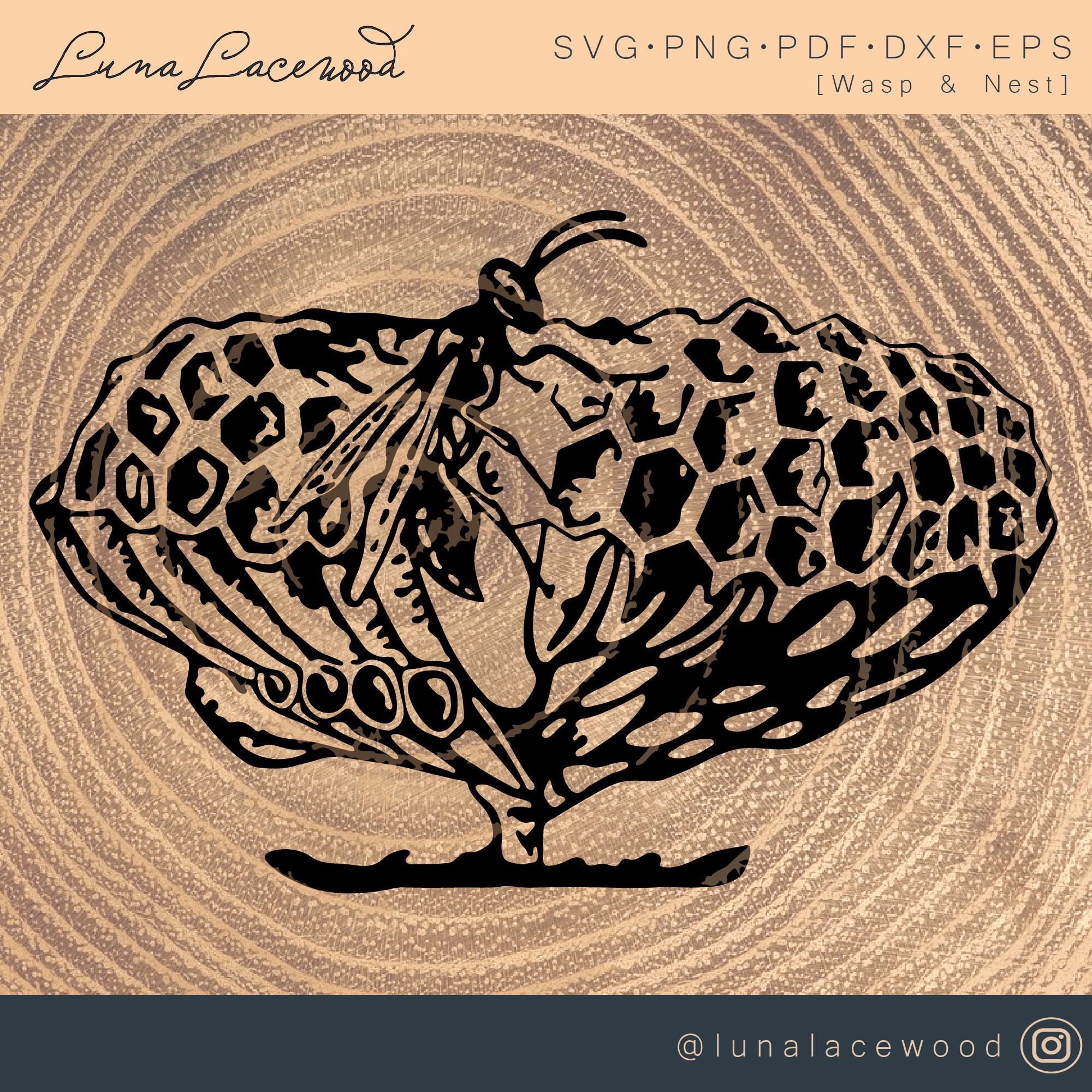 Wasp Nest SVG | Wasp SVG for Cricut | Silhouette | Laser Cut File - Etsy