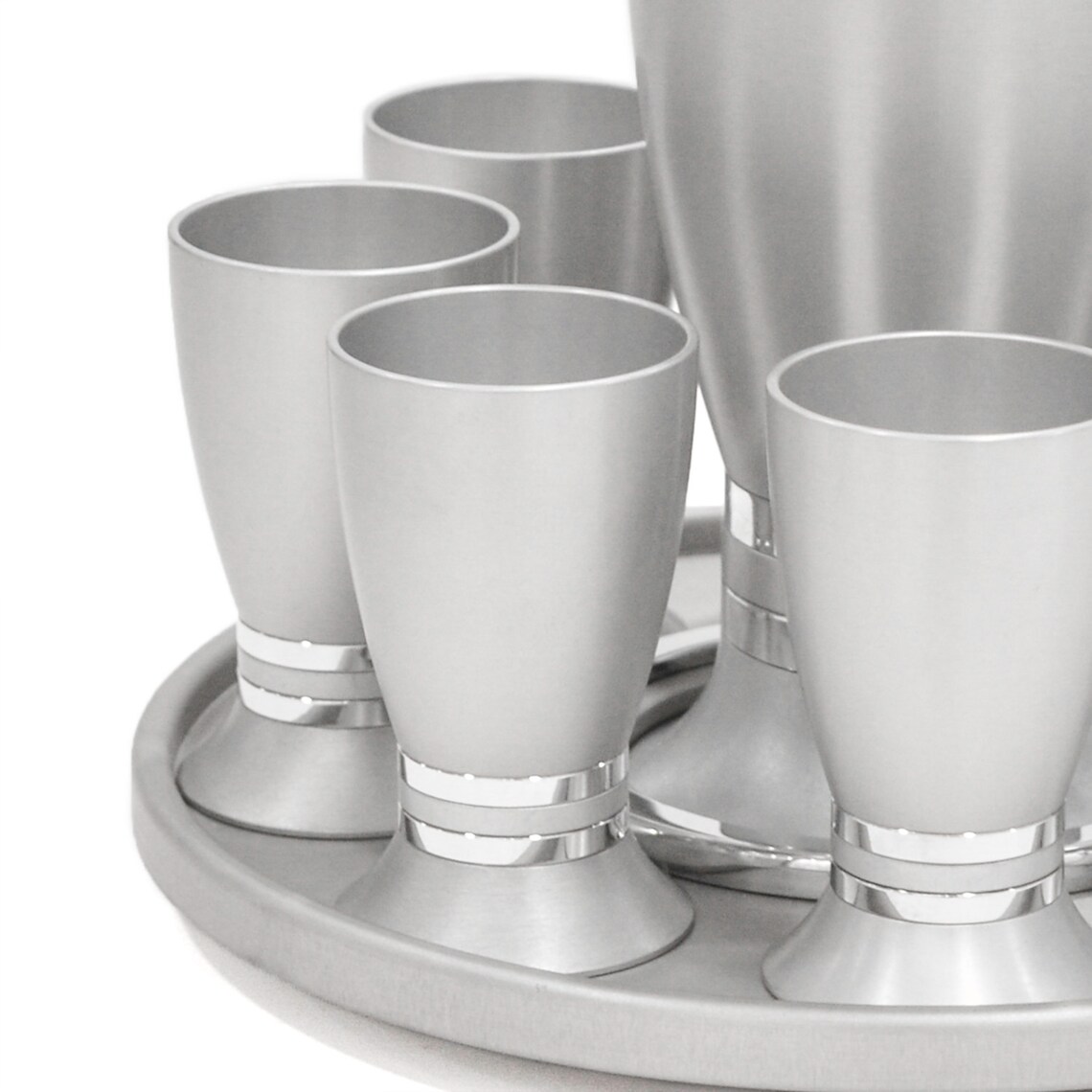 Custom Colors Liquor Set with Plate Rounded Shape Anodized | Etsy