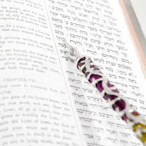Colorful Torah Pointer With Personalize Tag Hebrew or English Name ...