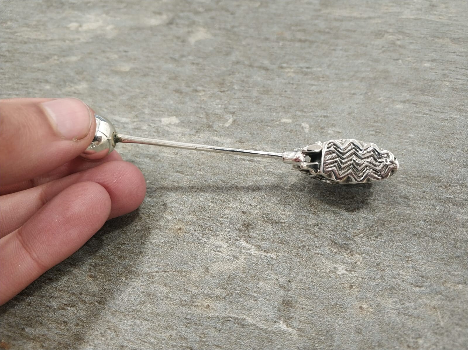 Personalized Rectangular Honey Spoon Crafted in 925 Sterling - Etsy