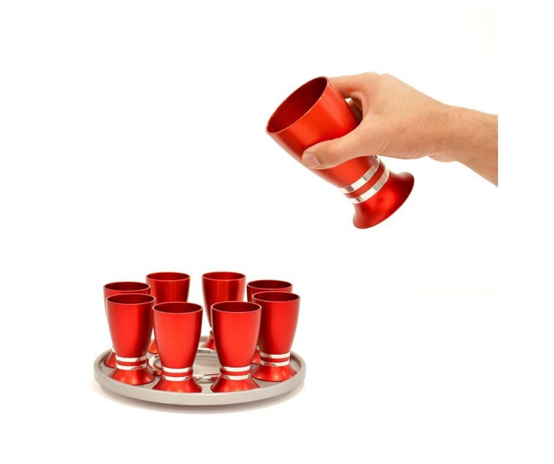 Custom Colors Liquor Set With Plate, Rounded Shape, Anodized Aluminum ...