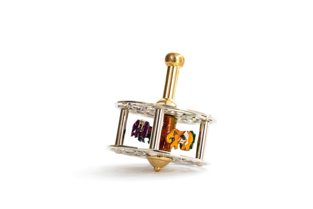 Unique Hanukkah Dreidel Made of Sterling Silver With Magnificent ...