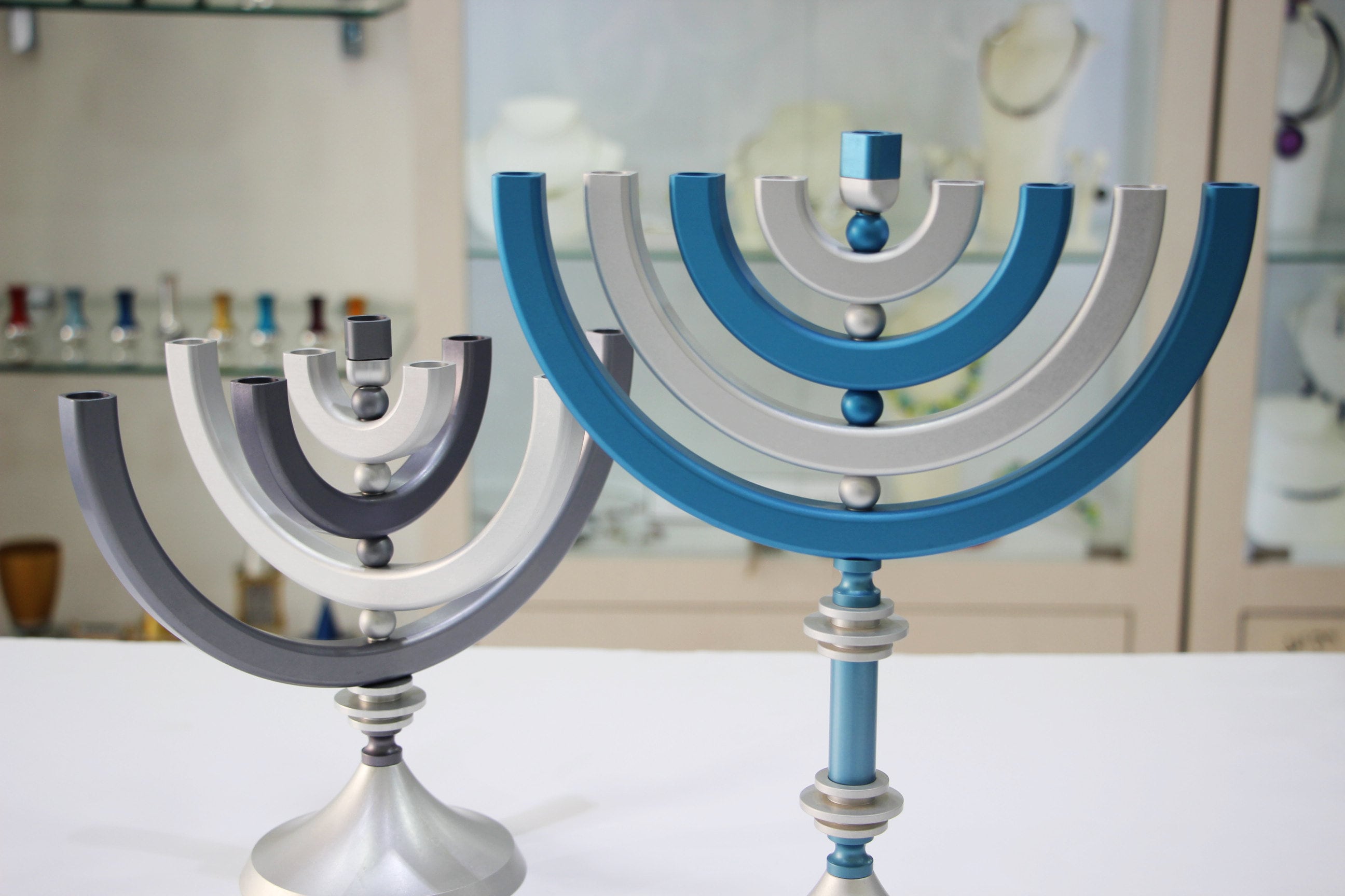 Aluminum Hanukkah Lamp Dual-purpose Jewish Hanukkah Gift - Etsy Australia