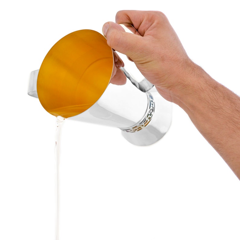 Unique Washing Cup Made of 925 Sterling Silver With - Etsy Israel