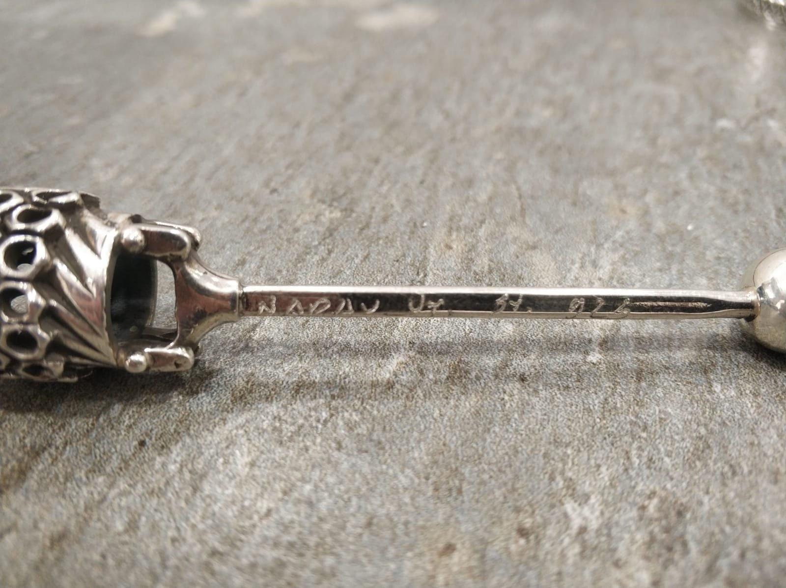 Personalized Rectangular Honey Spoon Crafted in 925 Sterling - Etsy