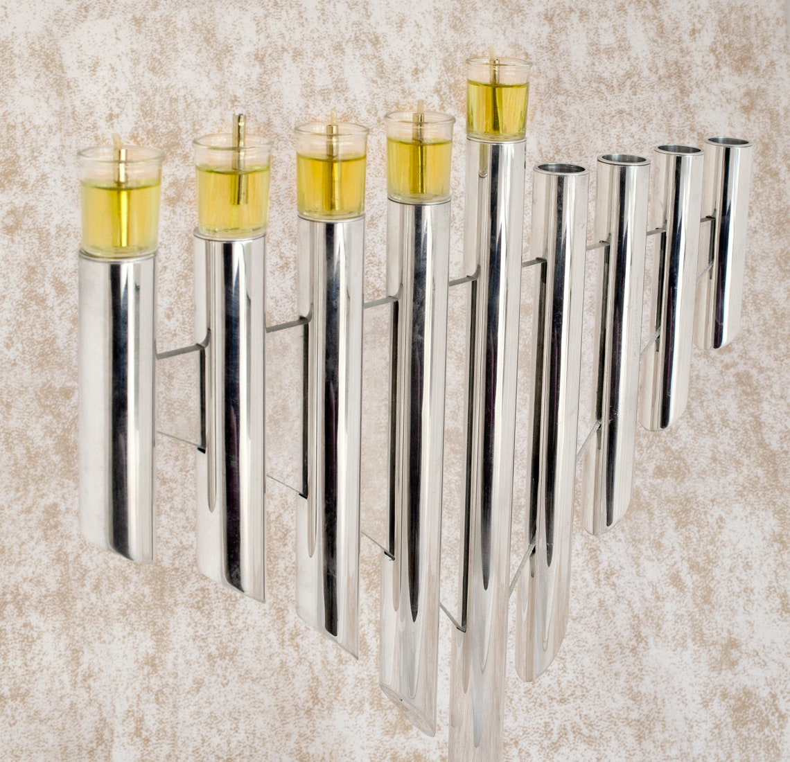 One-of-a-kind Extra Large Hanukkah Menorah - 925 Sterling Silver ...