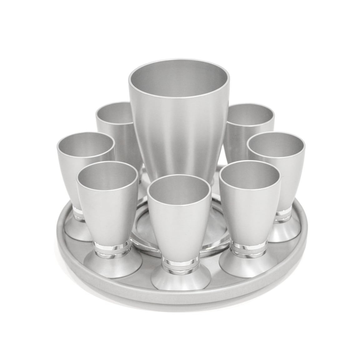 Custom Colors Liquor Set with Plate Rounded Shape Anodized | Etsy