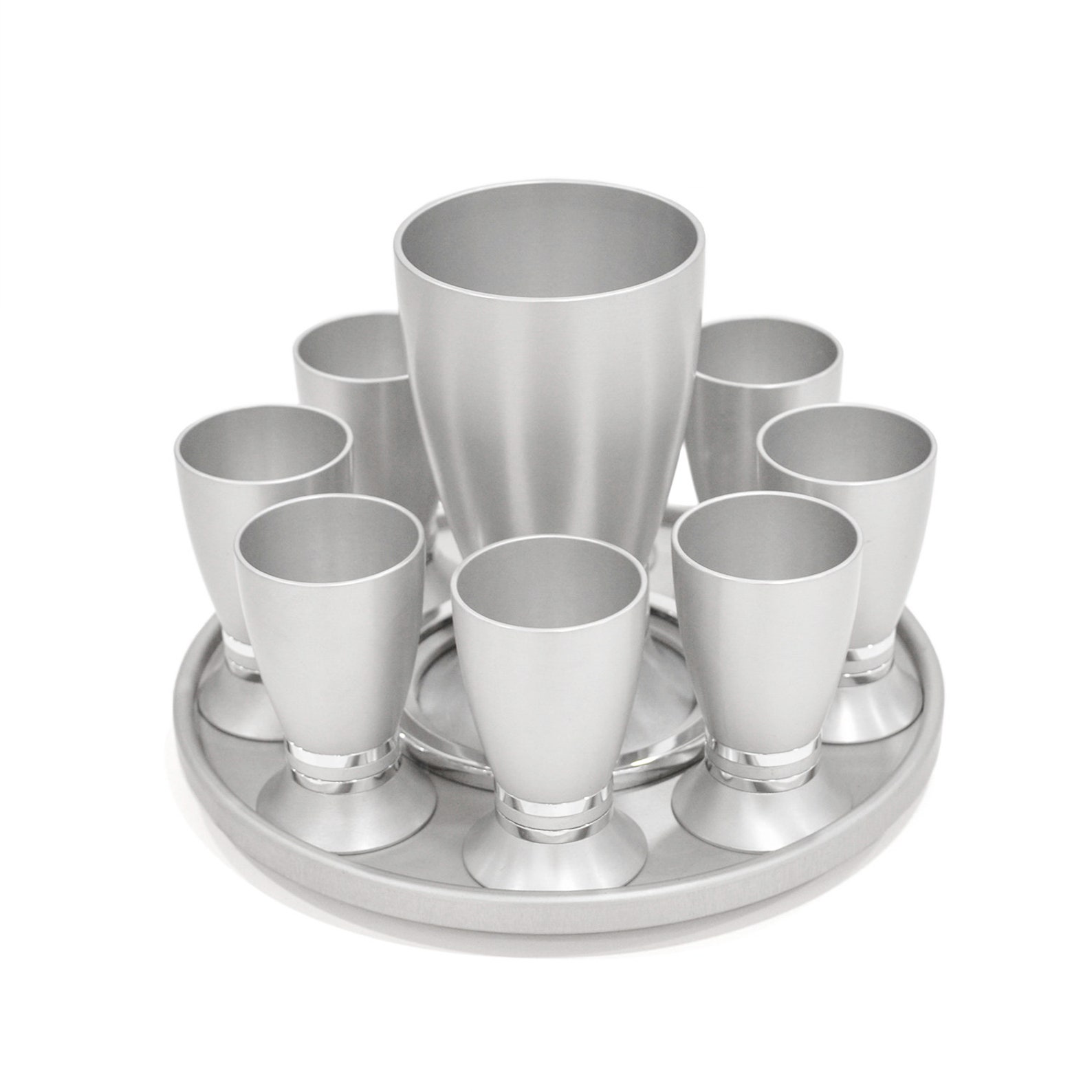 Custom Colors Liquor Set With Plate, Rounded Shape, Anodized Aluminum ...