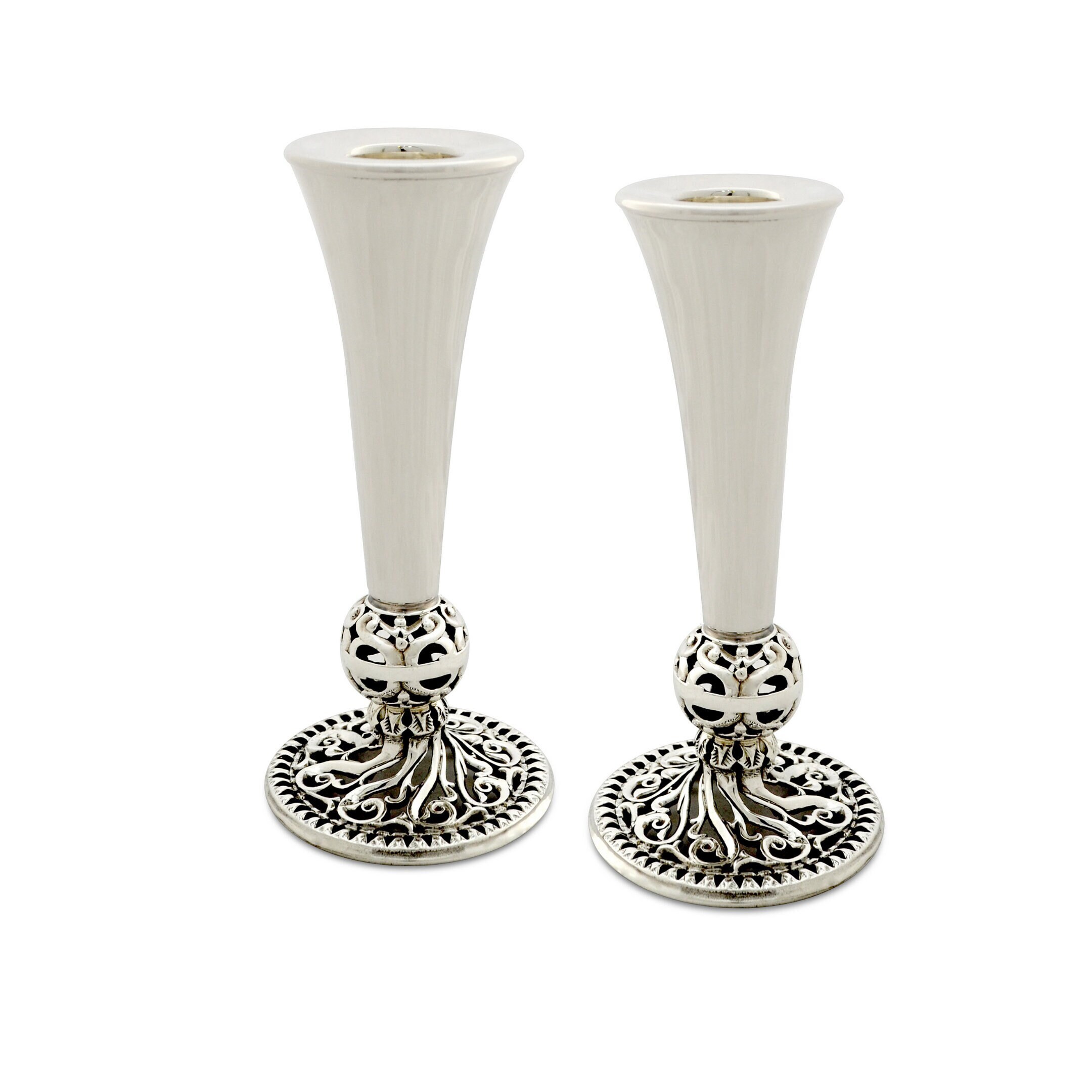 Candlesticks Shabbat Modern