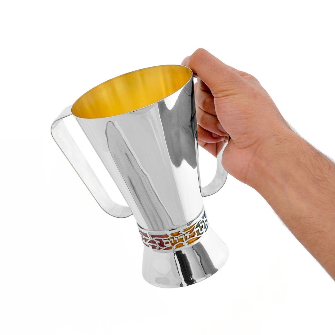 Unique Washing Cup Made of 925 Sterling Silver With Multi-colored ...