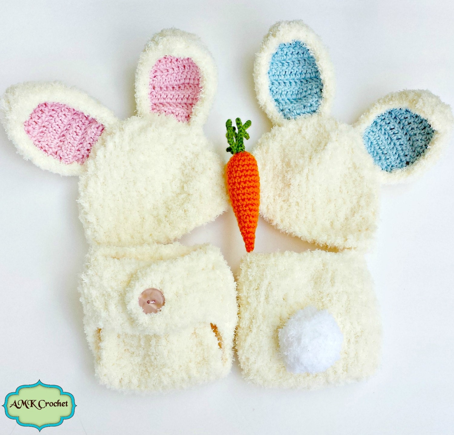 Crochet Bunny Baby Outfit - Etsy