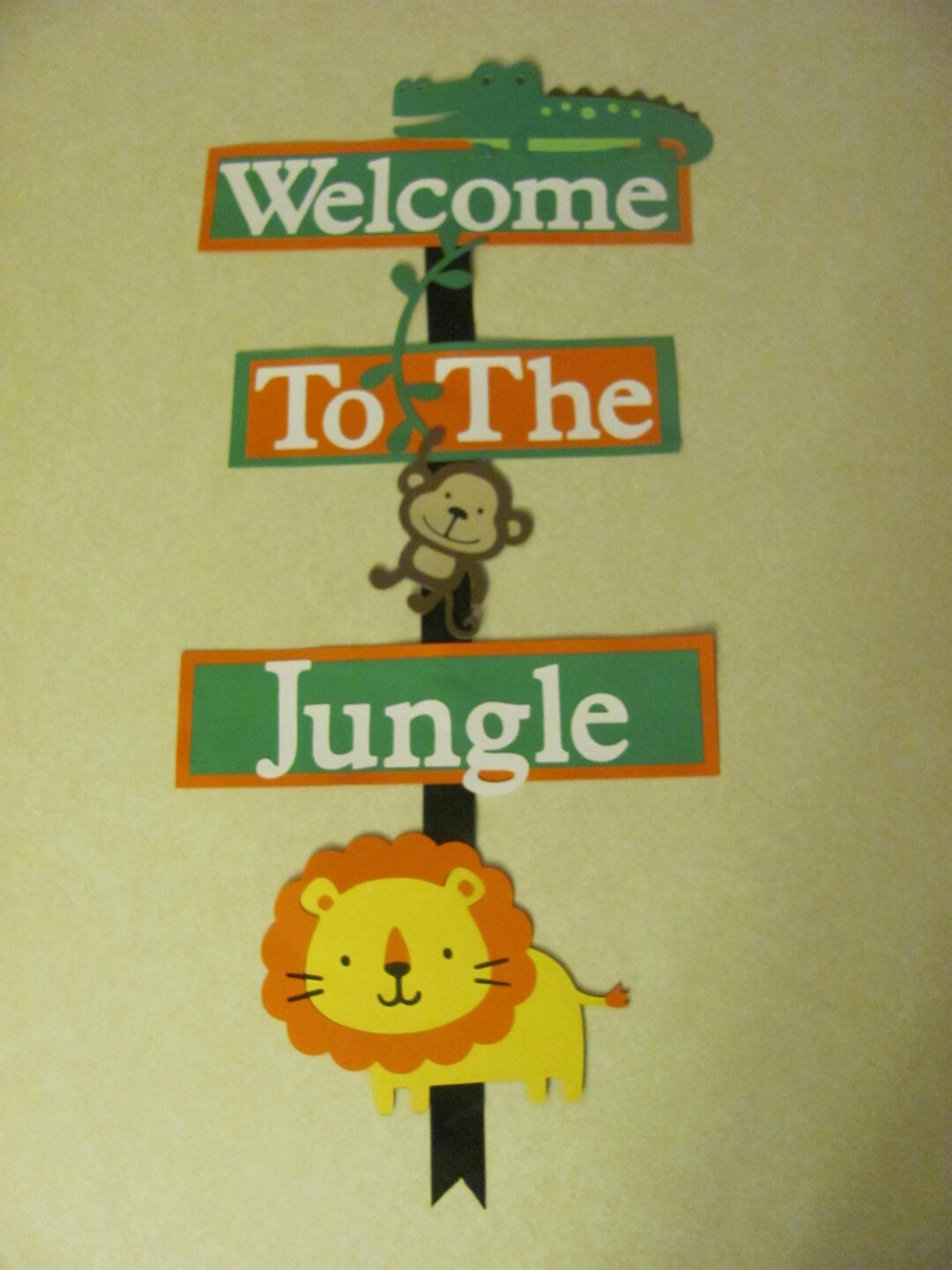 Welcome Jungle Birthday Party Sign Jungle Birthday Party - Etsy