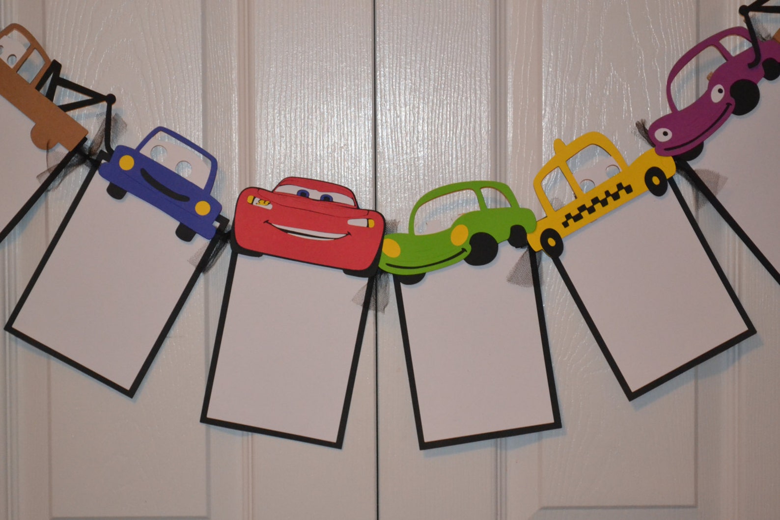 Cars Inspired Photo Banner Cars Birthday Party Boys - Etsy