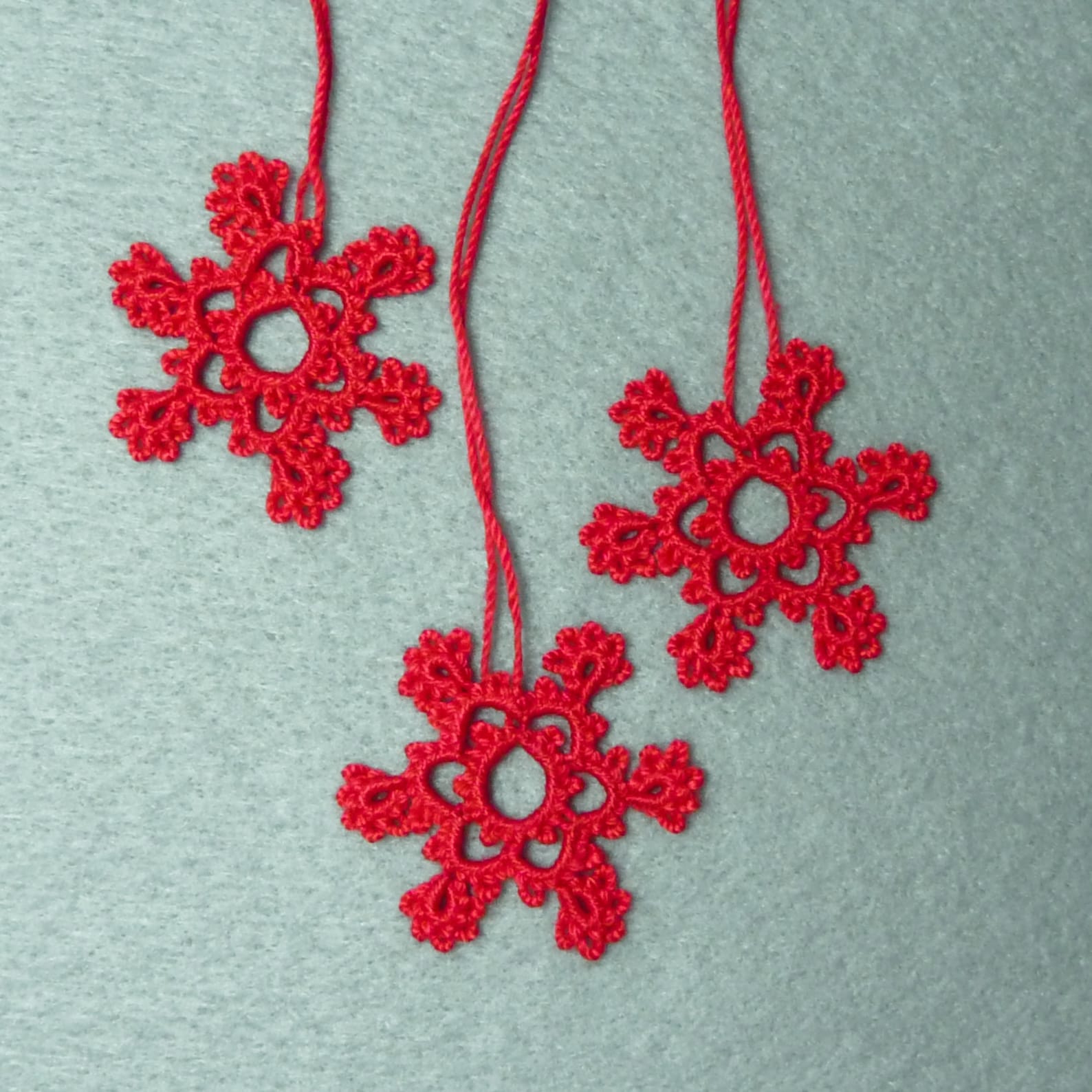 Tatting Pattern Snowflake by Decoromana PDF - Etsy