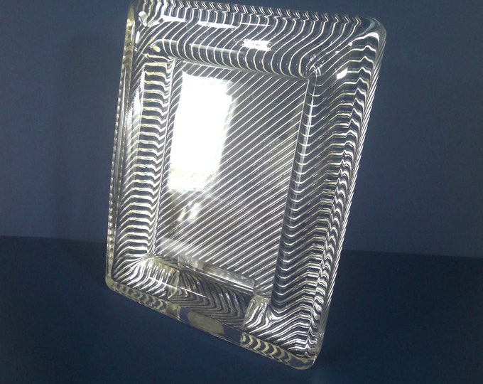 Mikasa Crystal Picture Frame, polished Portraits, Rectangular ...