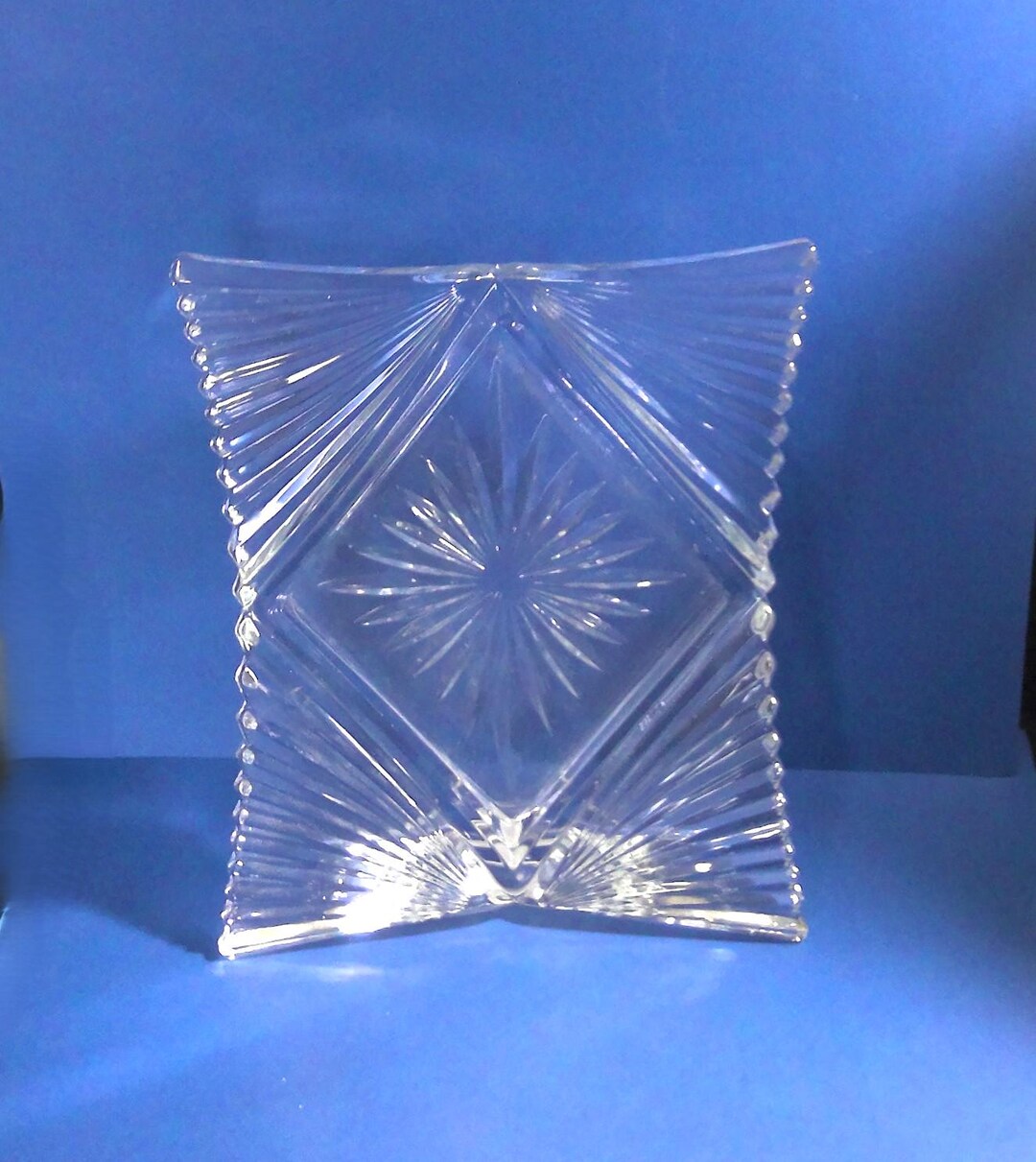 Vinttage Mikasa Crystal Starlet Tabletop Frame, Beveled W Diamond ...