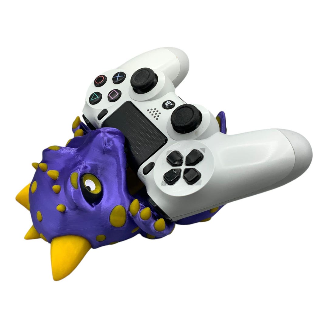 Baby Dinosaur Chewing on Video Game Controller Holder Ps4 Ps5 Xbox 3d ...