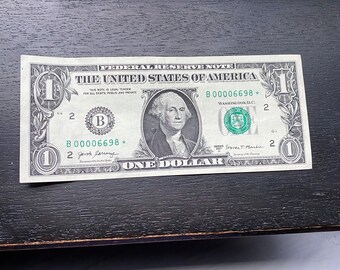 Star Note Dollar Bill - Etsy