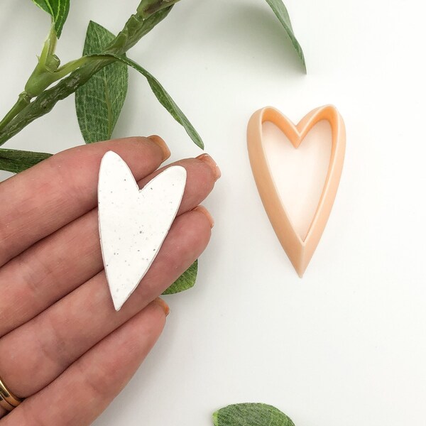 Clay Heart Pendant - Etsy