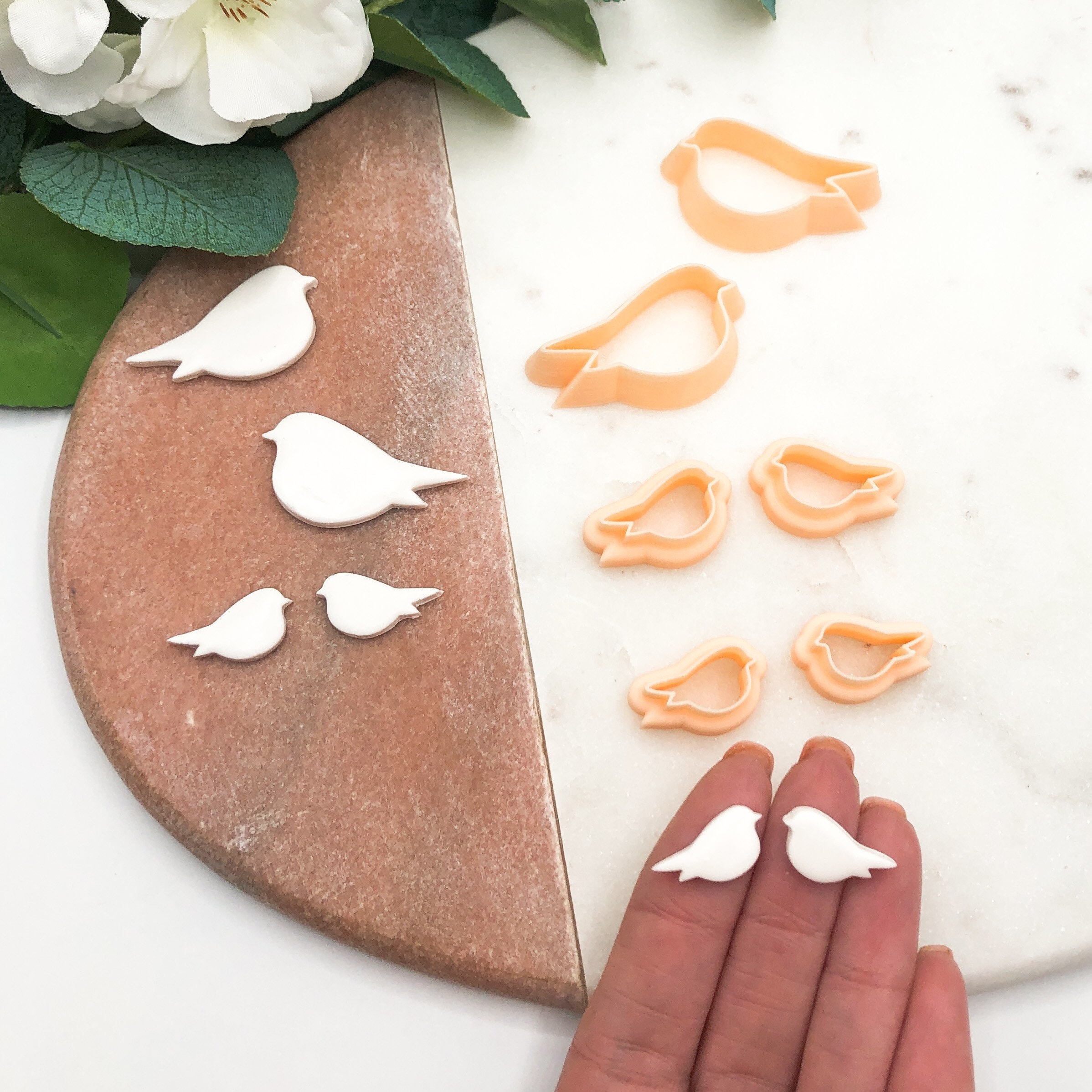 Clay Cutter Bird Birds Cutters Robin Mirrored Springtime - Etsy