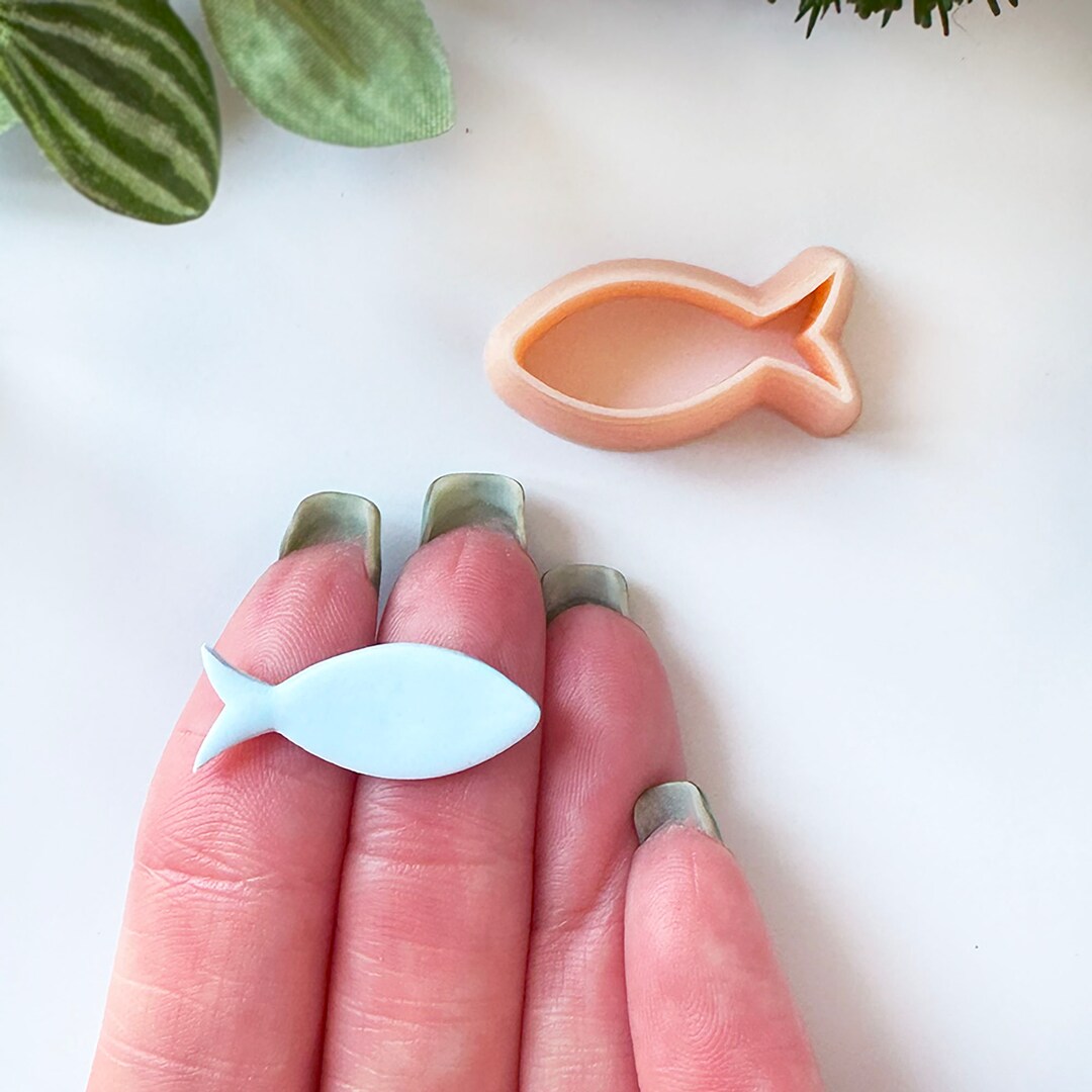Clay Cutter Fish Shape for Earring and Pendant Makers UK Polymer Clay ...