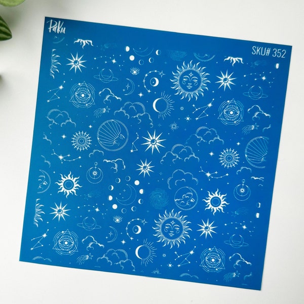 Celestial Sun Stencil for Silk Screen - Etsy