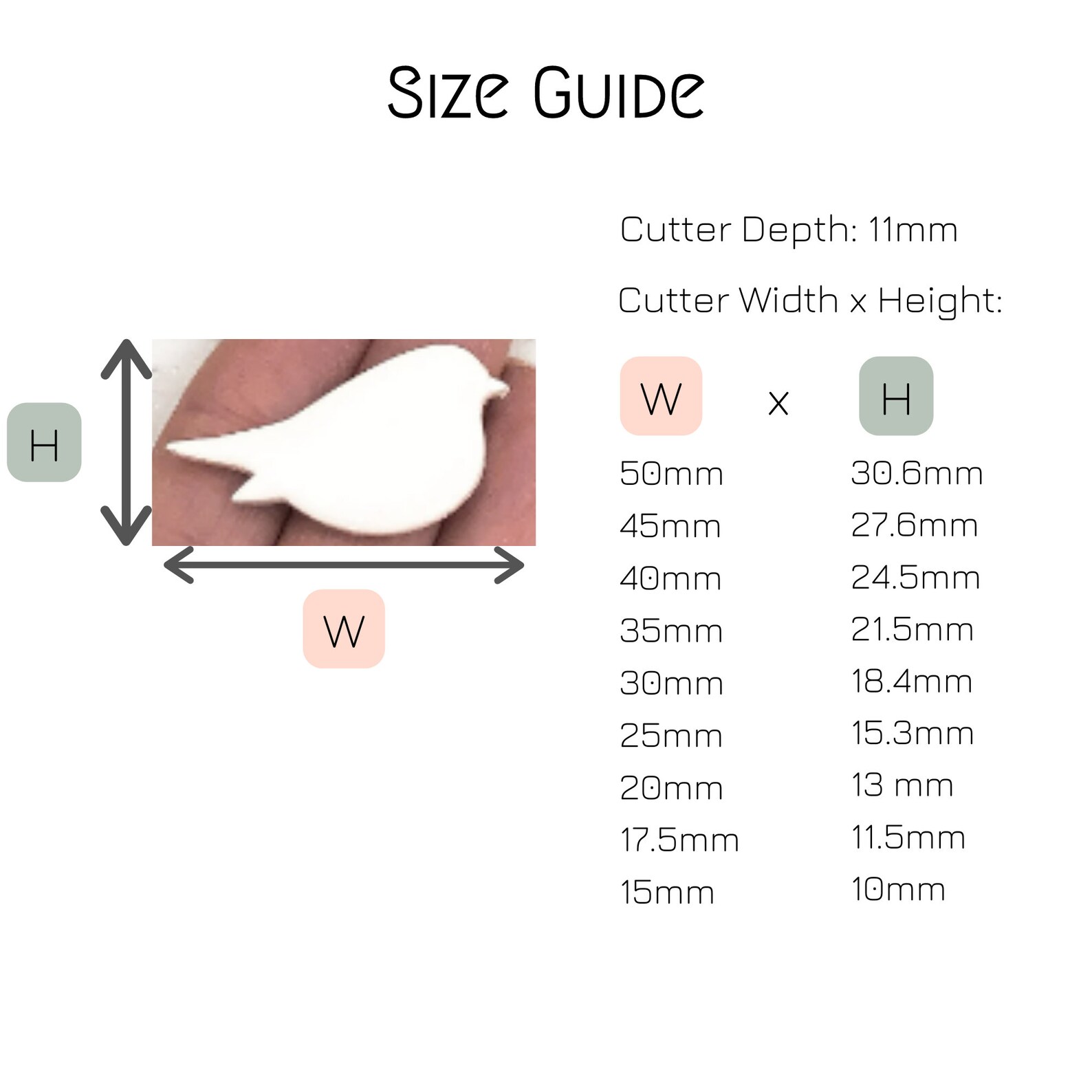 Clay Cutter Bird Birds Cutters Robin Mirrored Springtime - Etsy