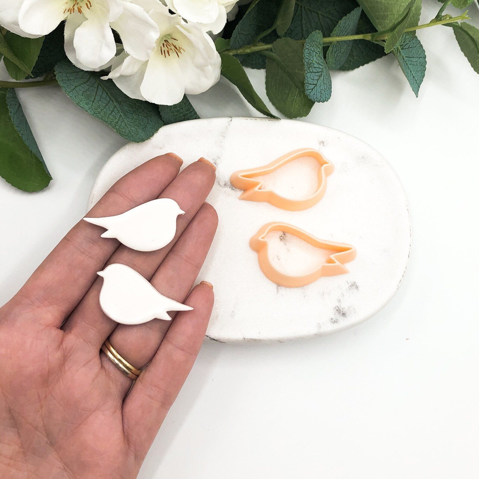 Clay Cutter Bird • Birds Cutters • Robin Mirrored • Springtime ...